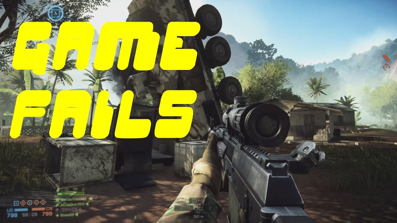 GAME FAILS - YouTube