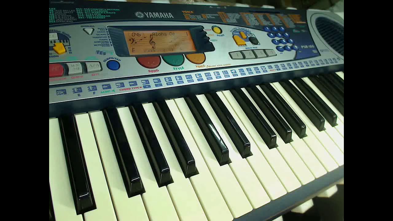 YAMAHA PSR-160 (World, christmas & DJ game SONGS) - YouTube