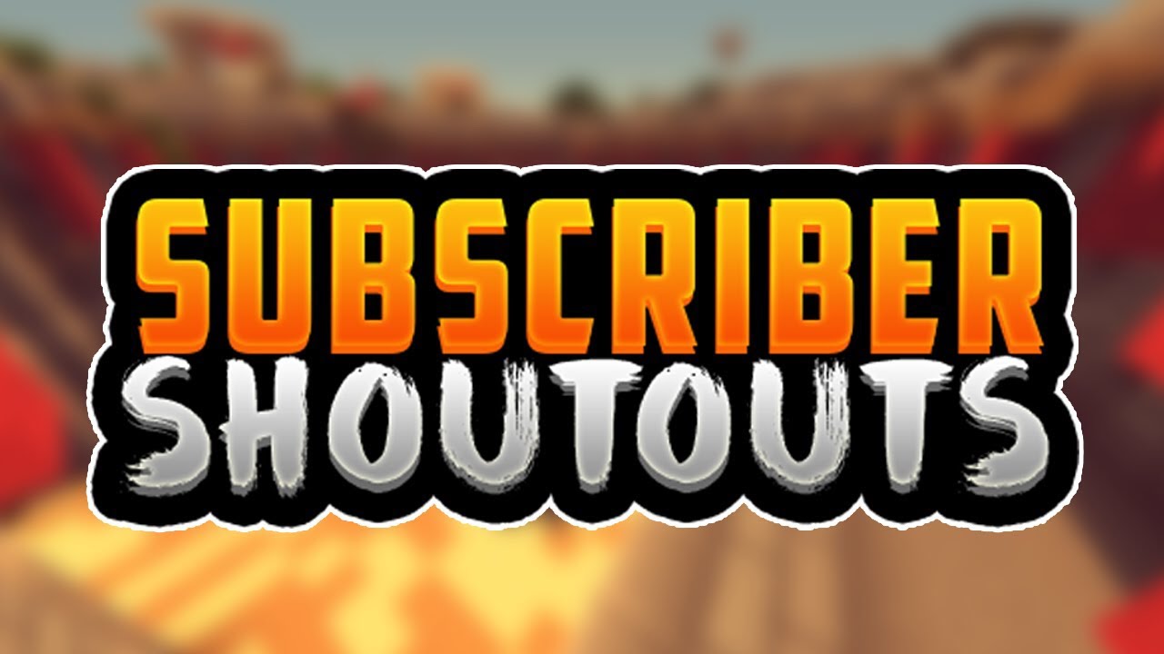 Subscriber Shoutout Special #12 🙏🏾🌪🛋 - YouTube