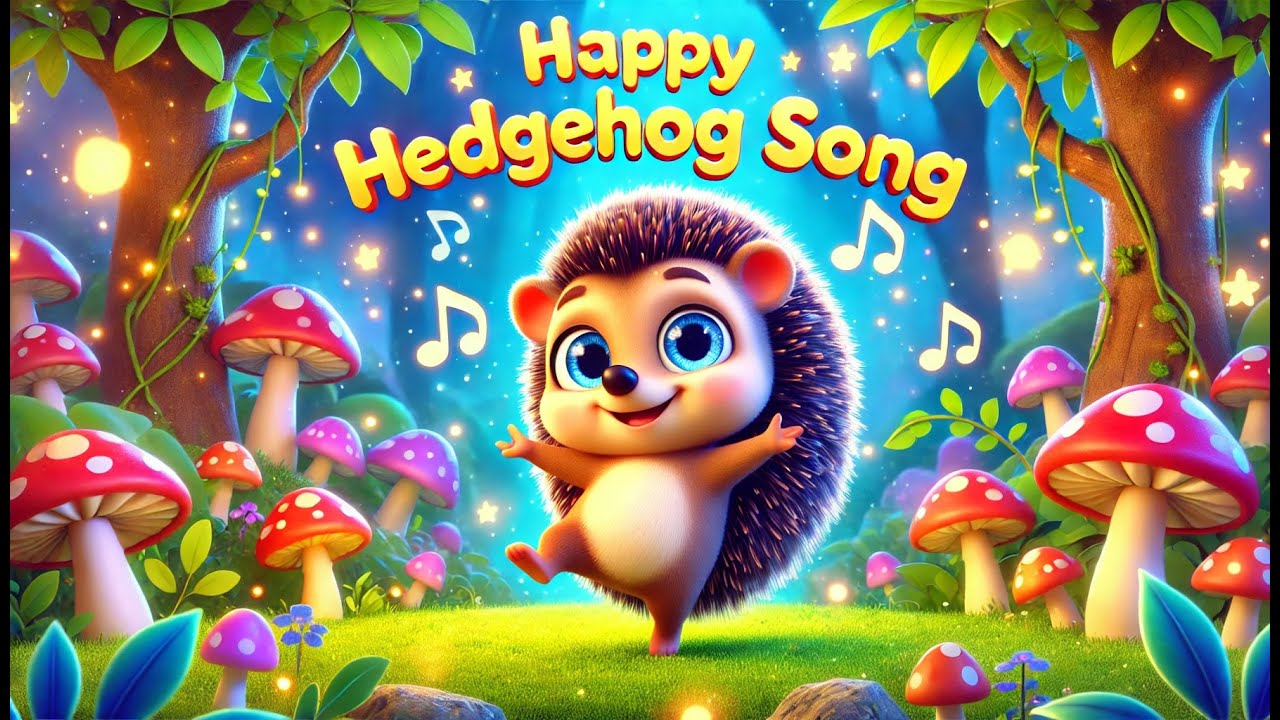 Happy Hedgehog Song 🦔🎶 | Fun & Cute Cartoon Music for Kids! - YouTube