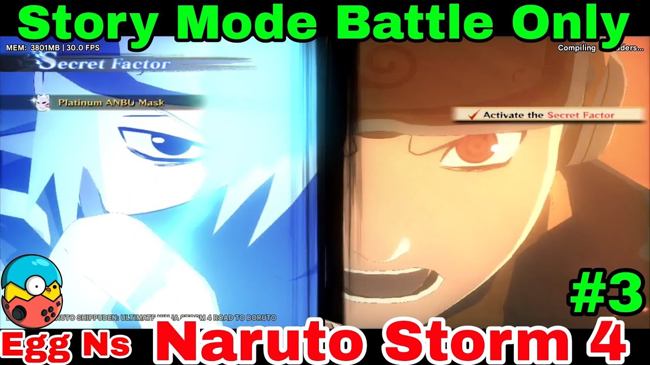 Naruto Storm 4 Story Mode Battle Only testing with Yuzu Emulator ...