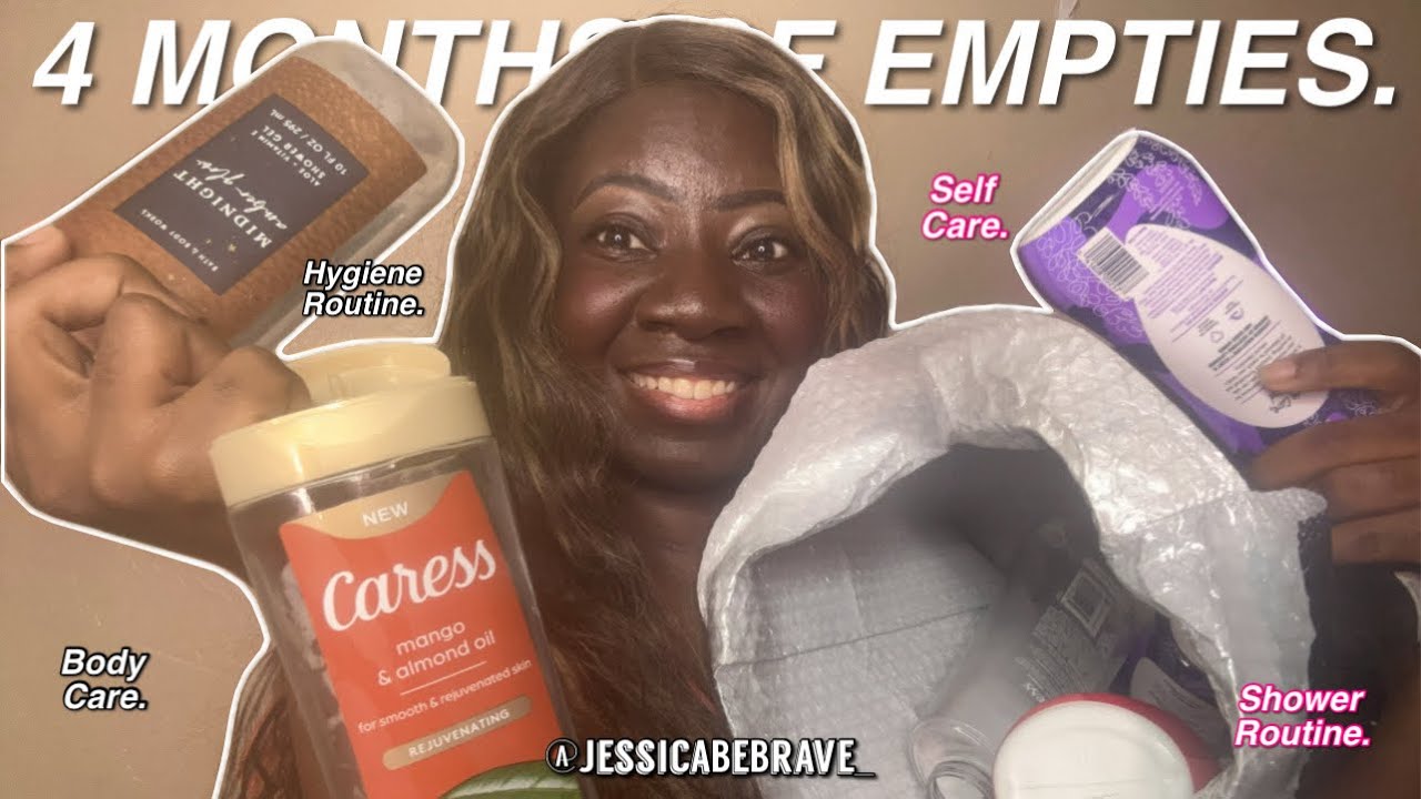 SHARING MY HYGIENE & BODY CARE EMPTIES FROM THE FIRST FOUR MONTHS OF ...