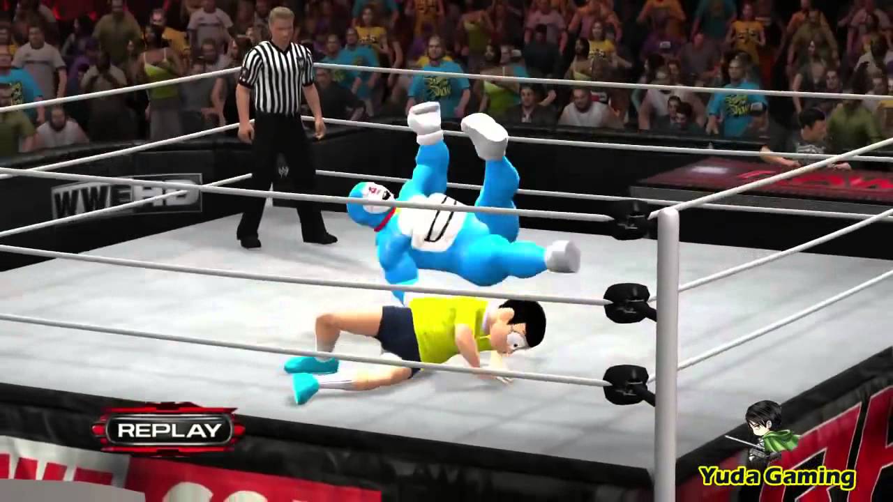 DORAEMON VS NOBITA - EPIC BATTLE - WWE 2014 - YouTube