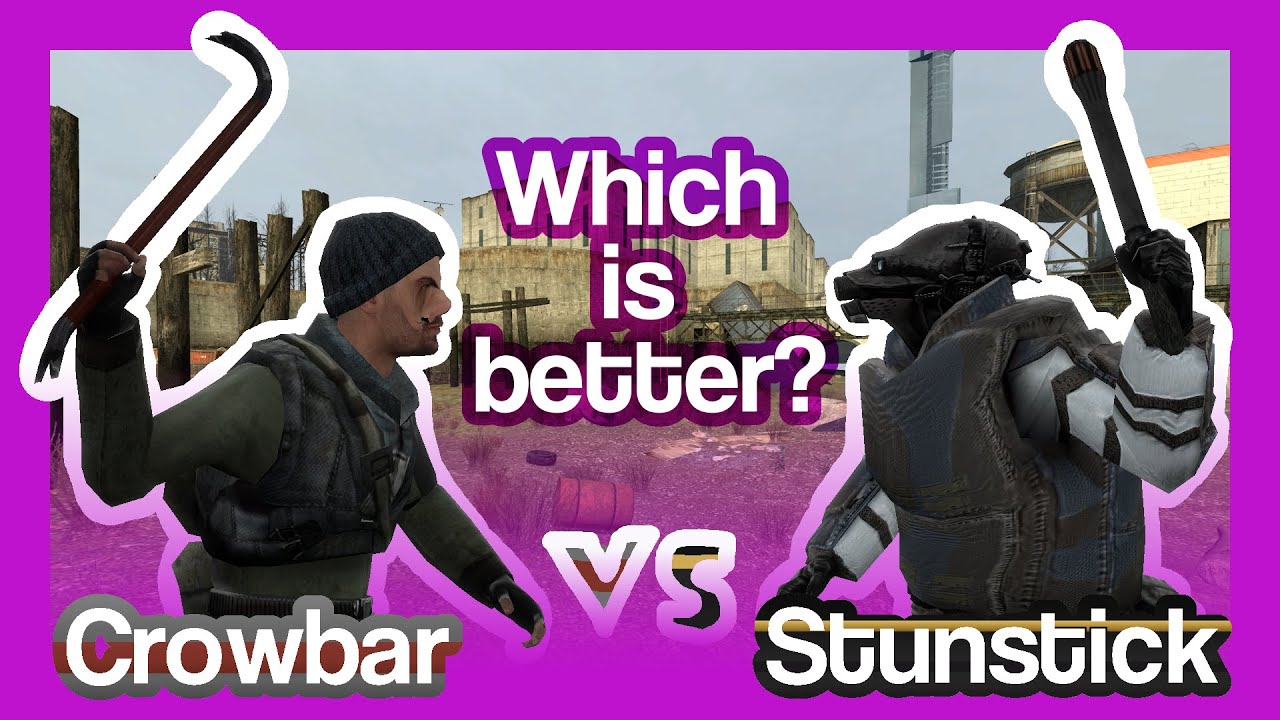 Which is better: Crowbar or Stunstick in Half-Life 2: Deathmatch? - YouTube