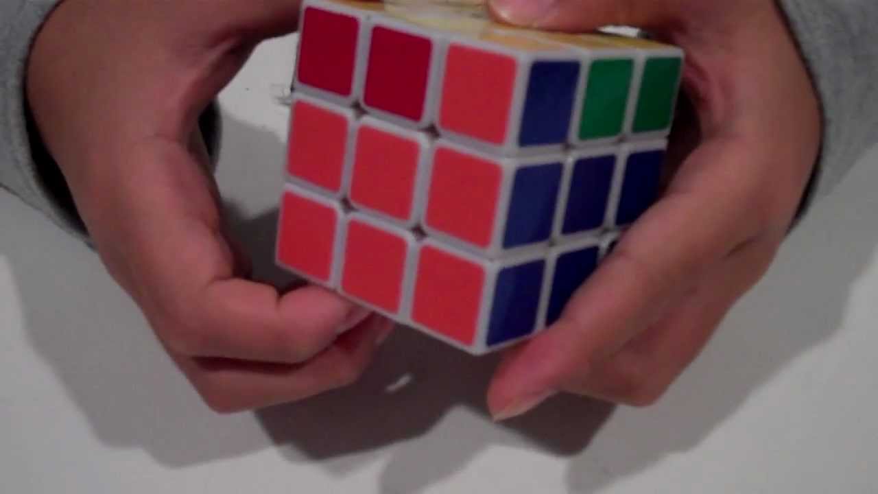 How to Solve the Rubik's Cube (Partial Fridrich Method) - YouTube