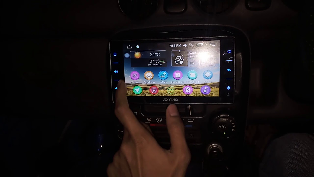 Joying 6.2" single din car infotainment system - YouTube