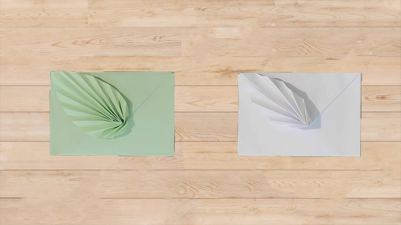 Hvordan brette en konvolutt av papir Brette konvolutter med papir - YouTube