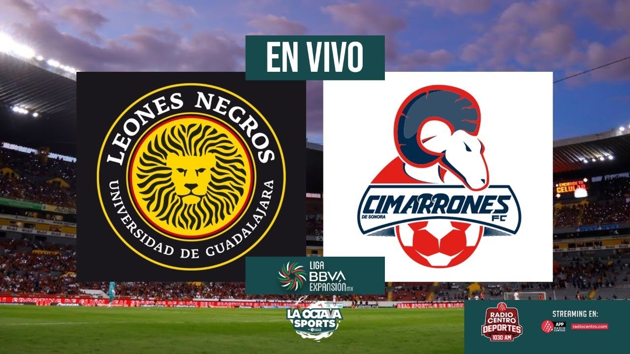 EN VIVO | LEONES NEGROS VS CIMARRONES | LIGA DE EXPANSIÓN | LA OCTAVA ...