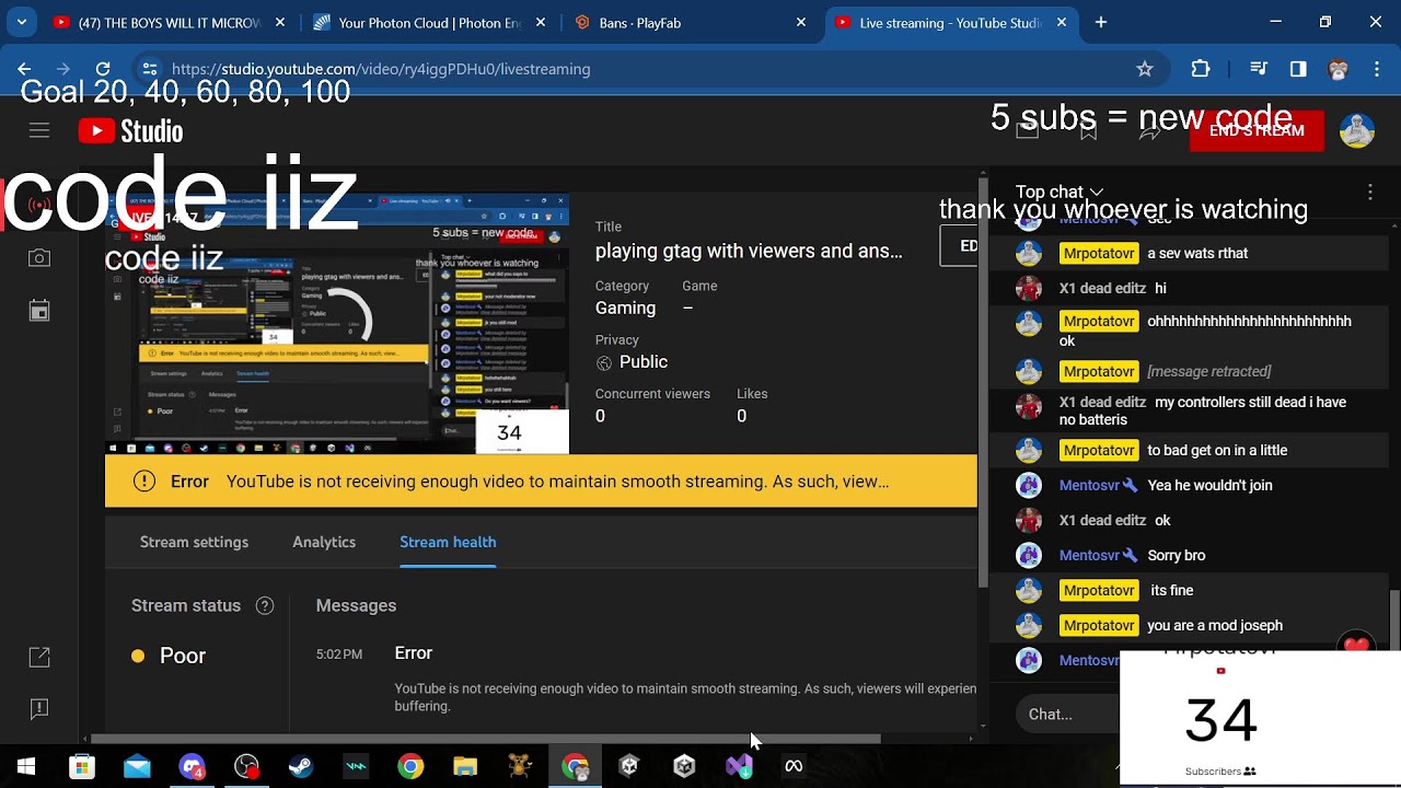 playing gtag with viewers and answering questions in the chat - YouTube
