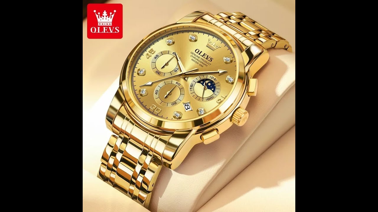 OLEVS 2889 Golden Chain Watch || Easy Shopping Zone || Bangla Watch ...