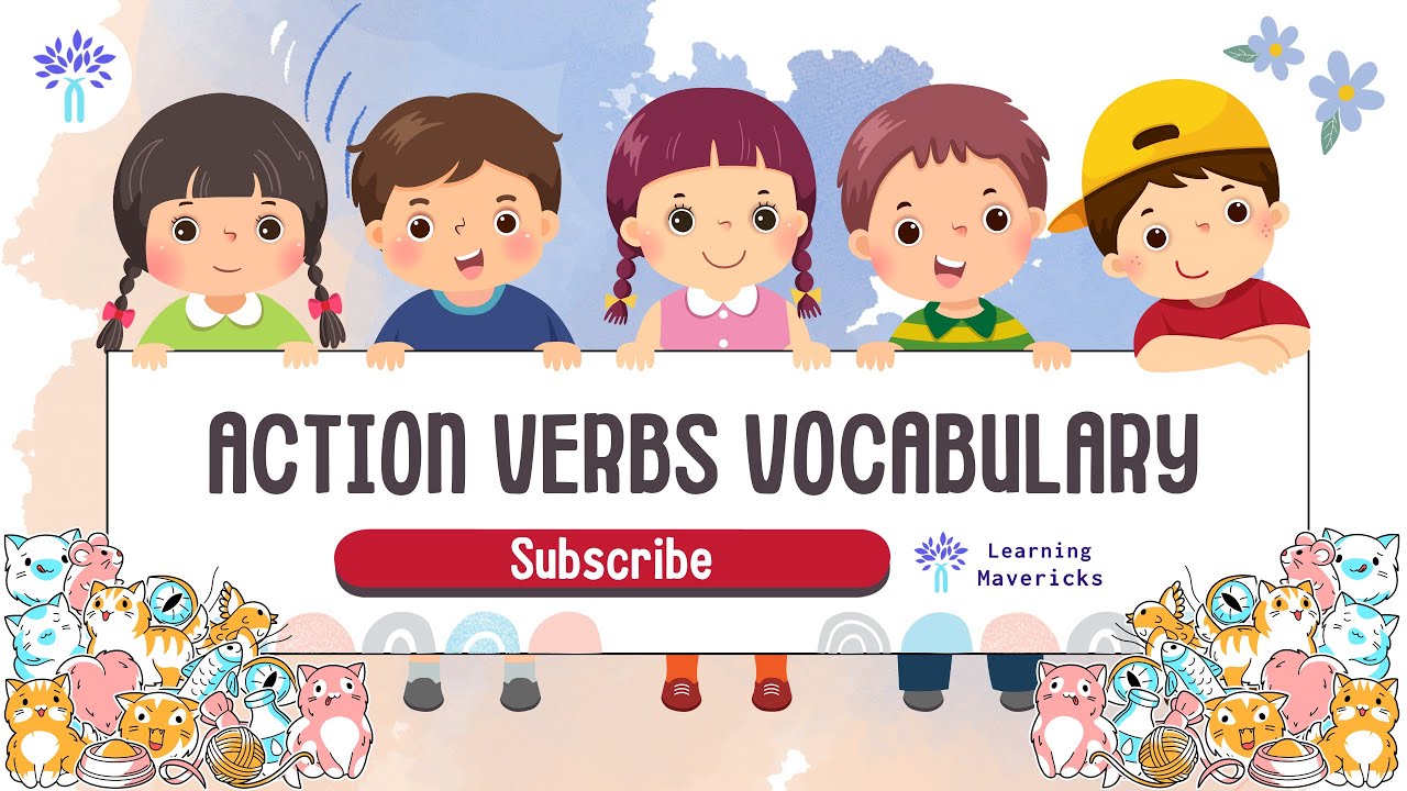 Action Verbs Examples | Fun Learning Action Verbs | English Vocabulary ...