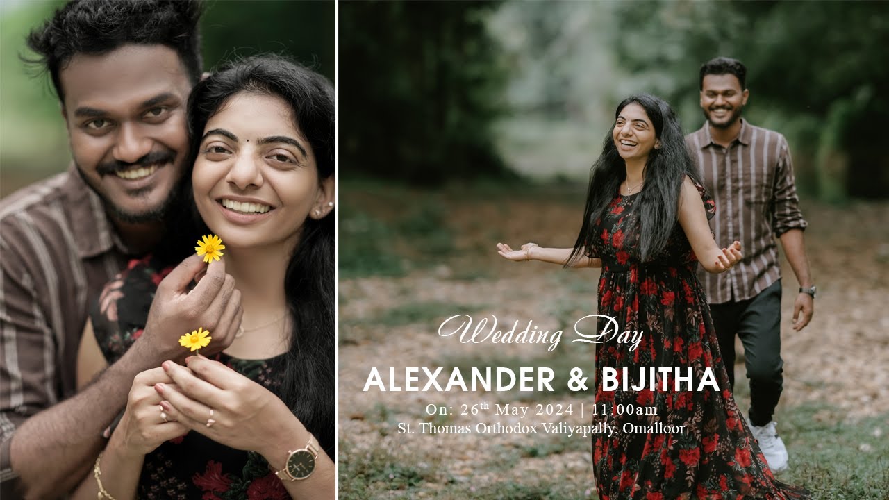 ALEXANDER & BIJITHA | Wedding Live | Sam Wedding Company - YouTube