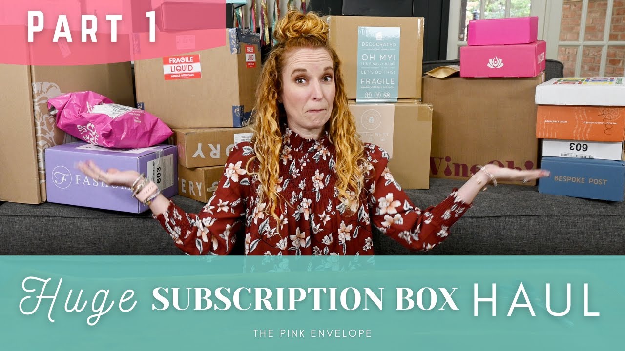 Unboxing 15 Subscription Boxes 2021 - Part 1 - YouTube