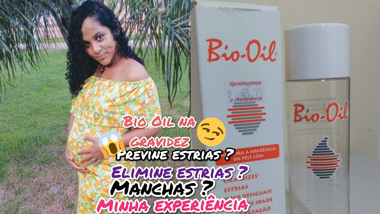 Resenha Bio-oil na gravidez Minha experiência / grávida aos 20 / Núbia ...