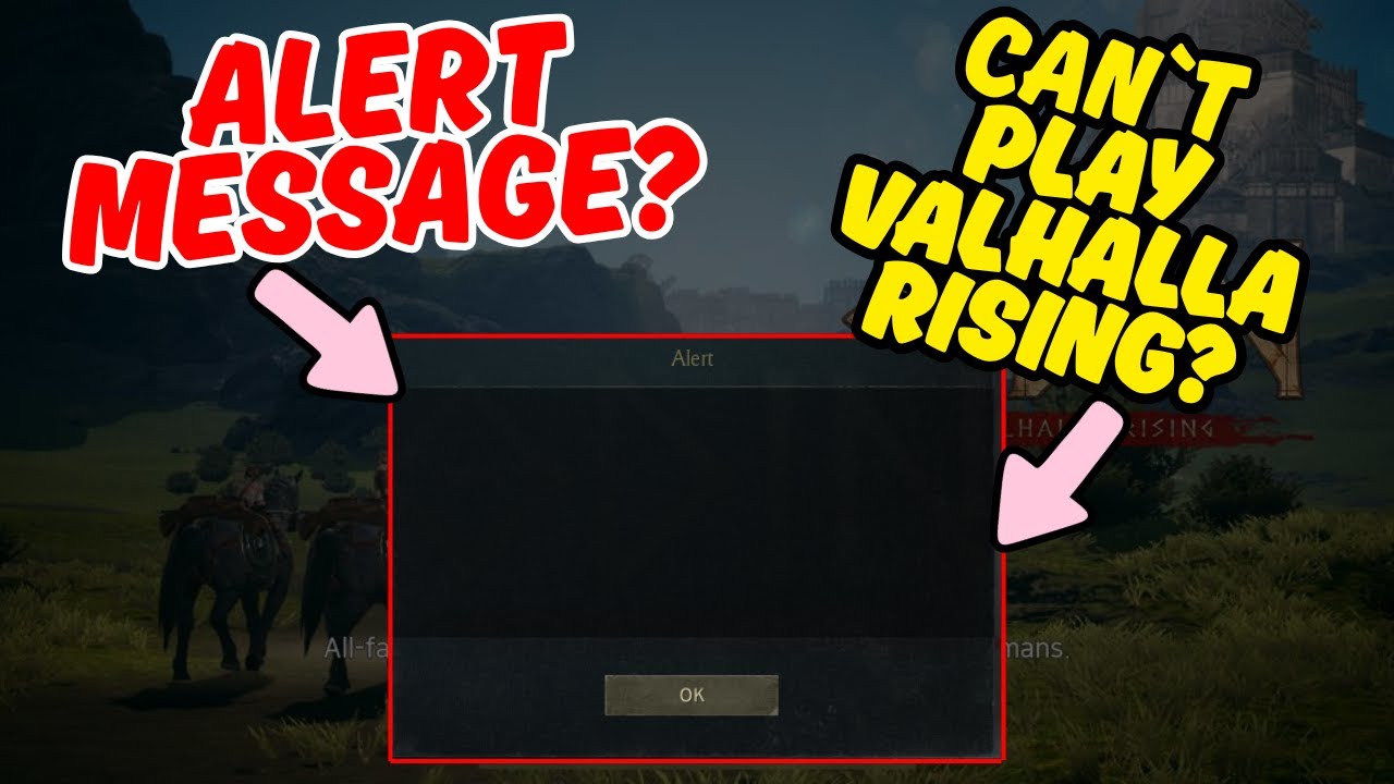ALERT MESSAGE ERROR | FORCED LOG OUT PROBLEM IN VALHALLA RISING | PHONE AND COMPUTER PROBLEM ...