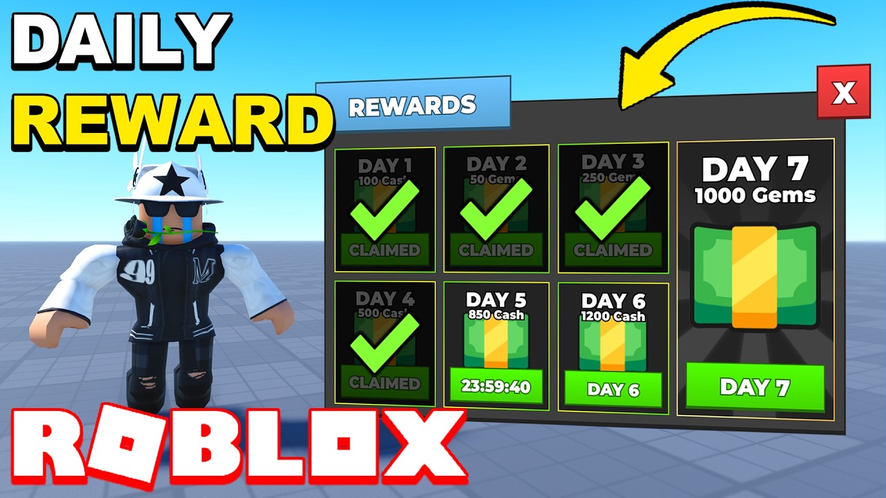 How to make a DAILY REWARD SYSTEM 2026 - Roblox Scripting Tutorial ...