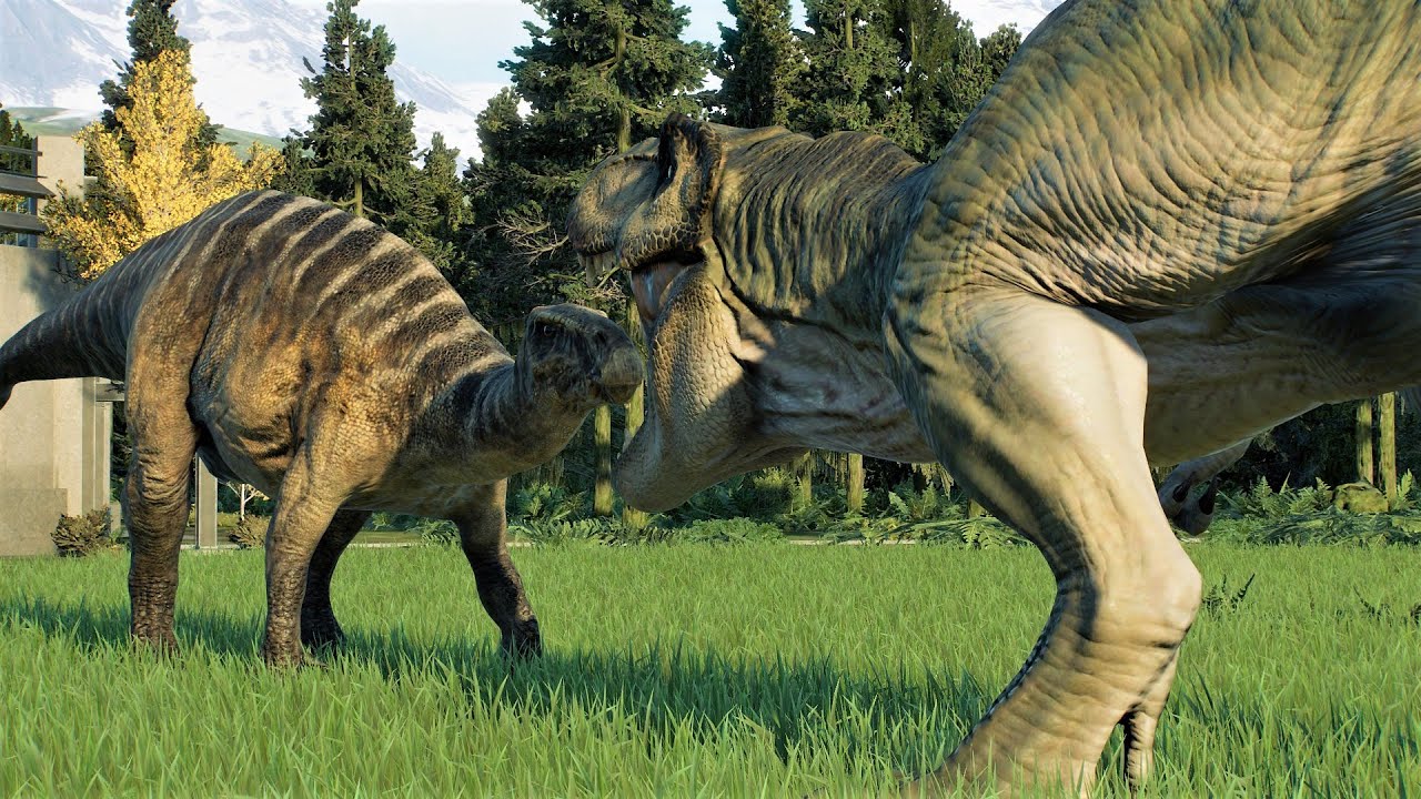 BULL REX (JP3) VS IGUANODON (Dominion) - Jurassic World Evolution 2 ...