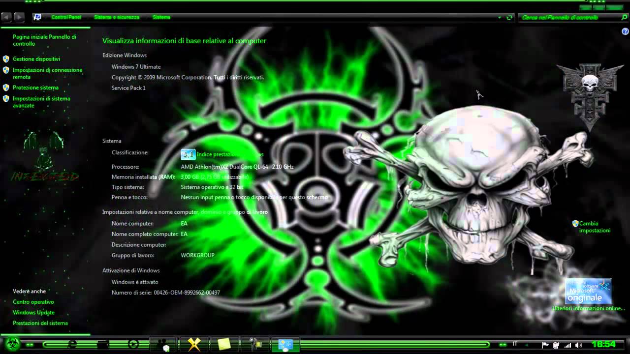 Tema Bio Hacker and my customized desktop - YouTube