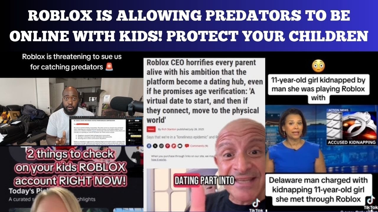 ROBLOX IS ALLOWING PREDATORS TO BE ONLINE & GAMING WITH YOUR CHILDREN ...