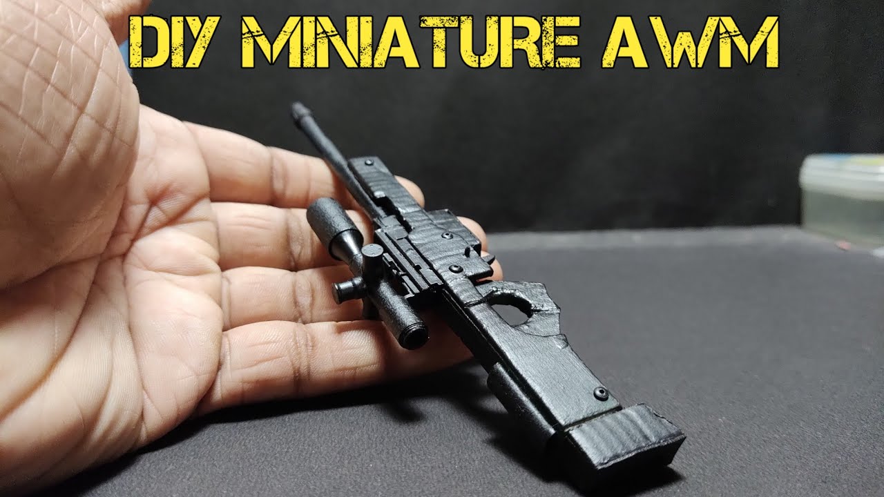 How To make mini AWM that shoots! - YouTube