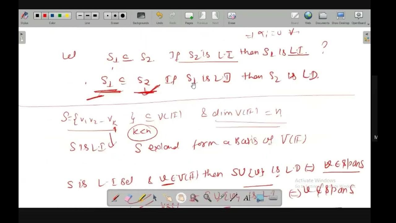 ALA Lec 2 Linear Transformation 2 - YouTube