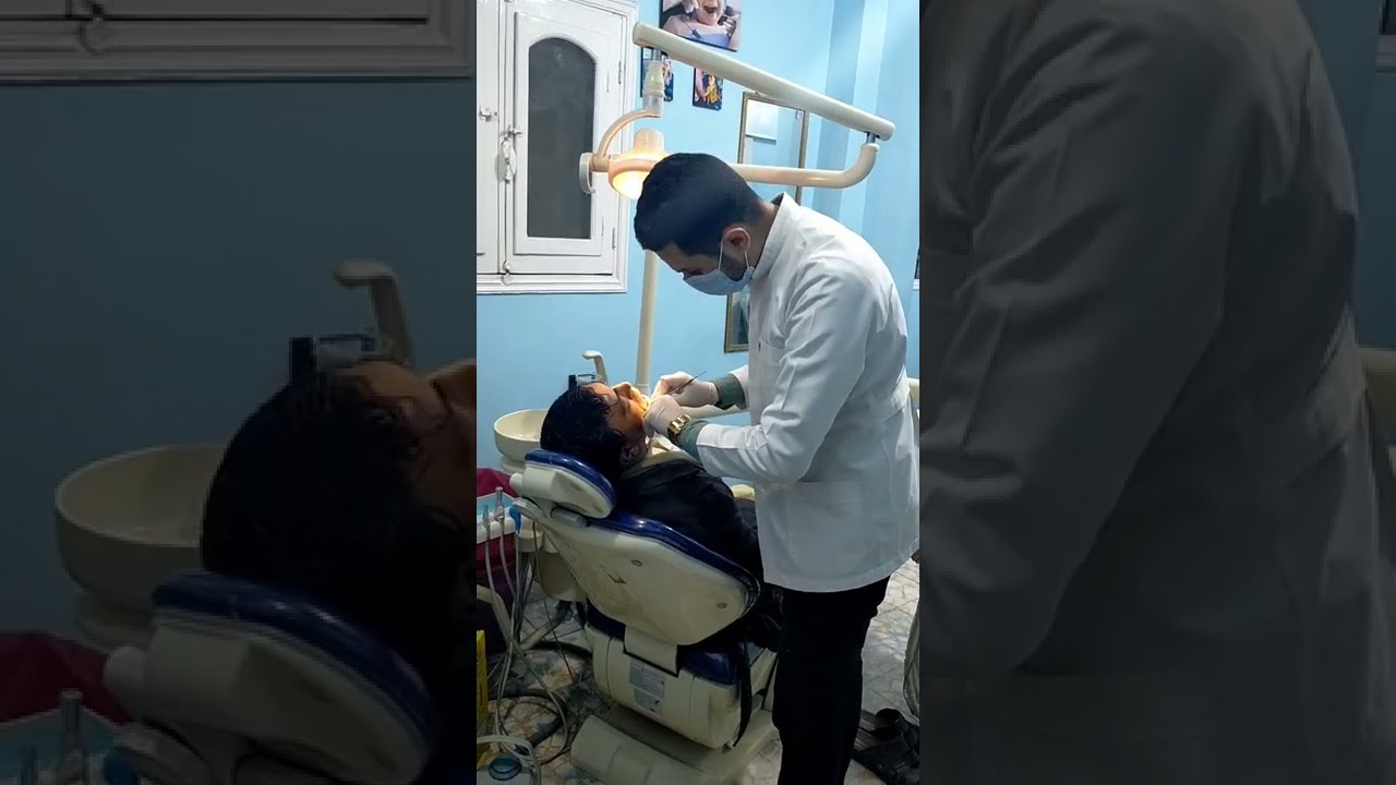 خلع جذور تحت اللثه في اقل من دقيقة || extraction remaining root - YouTube