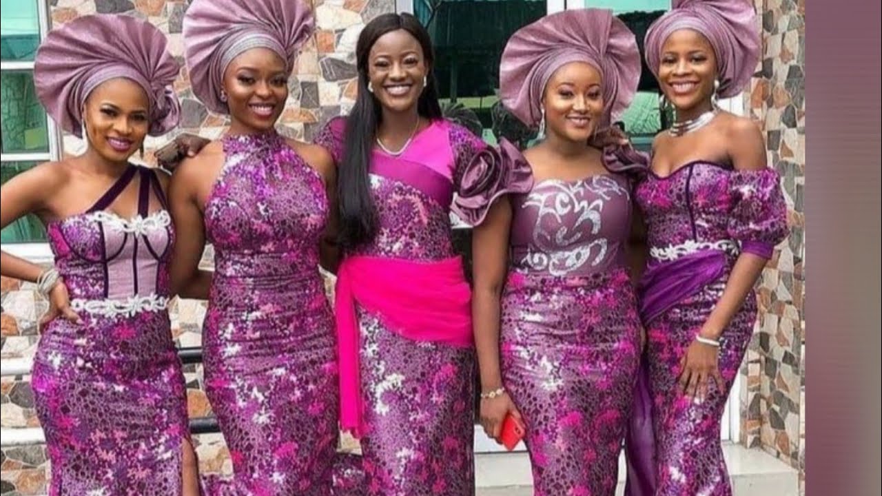 Latest asoebi designs in vogue - YouTube