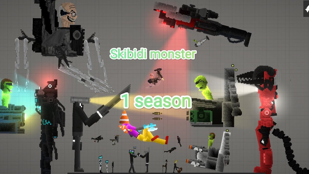 skibidi monster [1 season] (melon playground) - YouTube