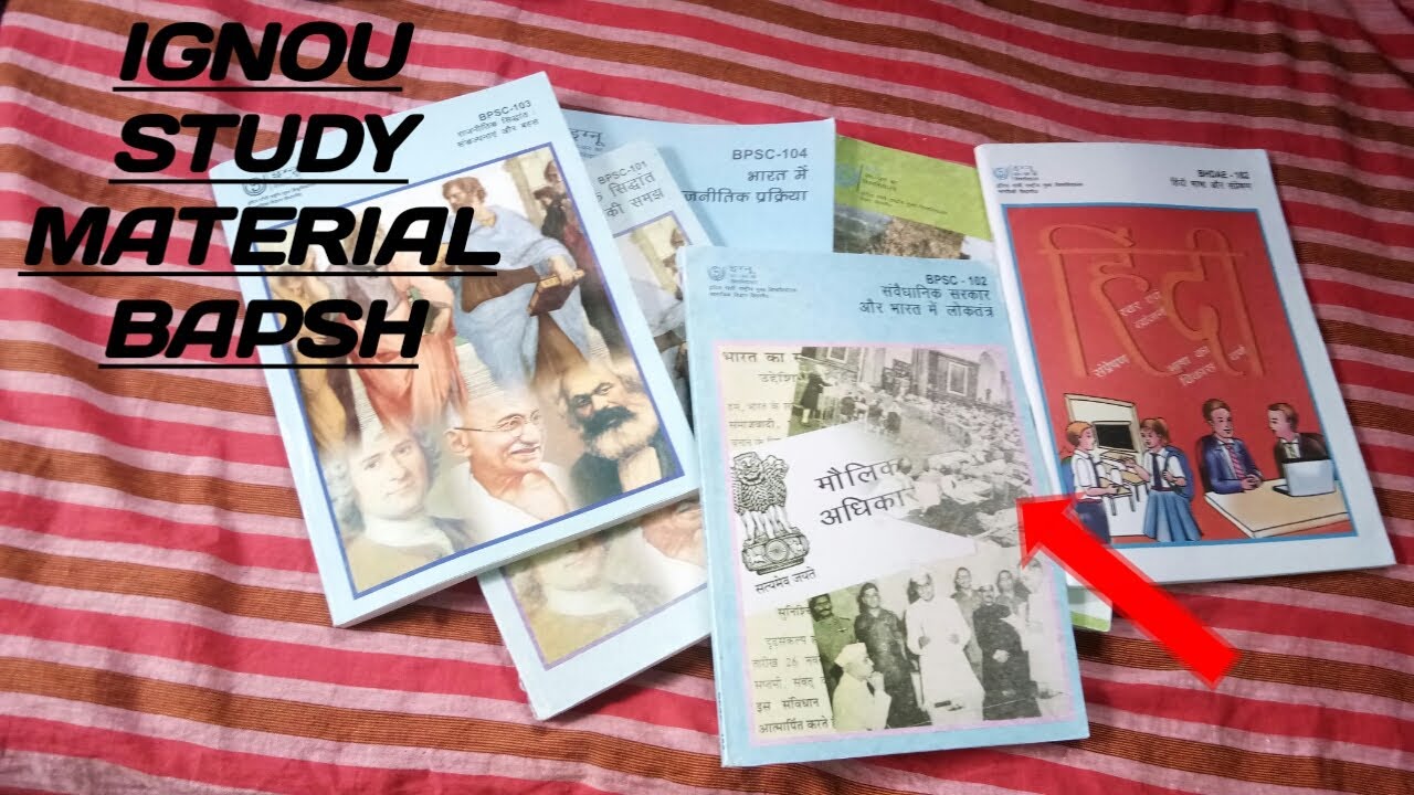 #IGNOU STUDY MATERIALS IGNOU BOOKS - YouTube