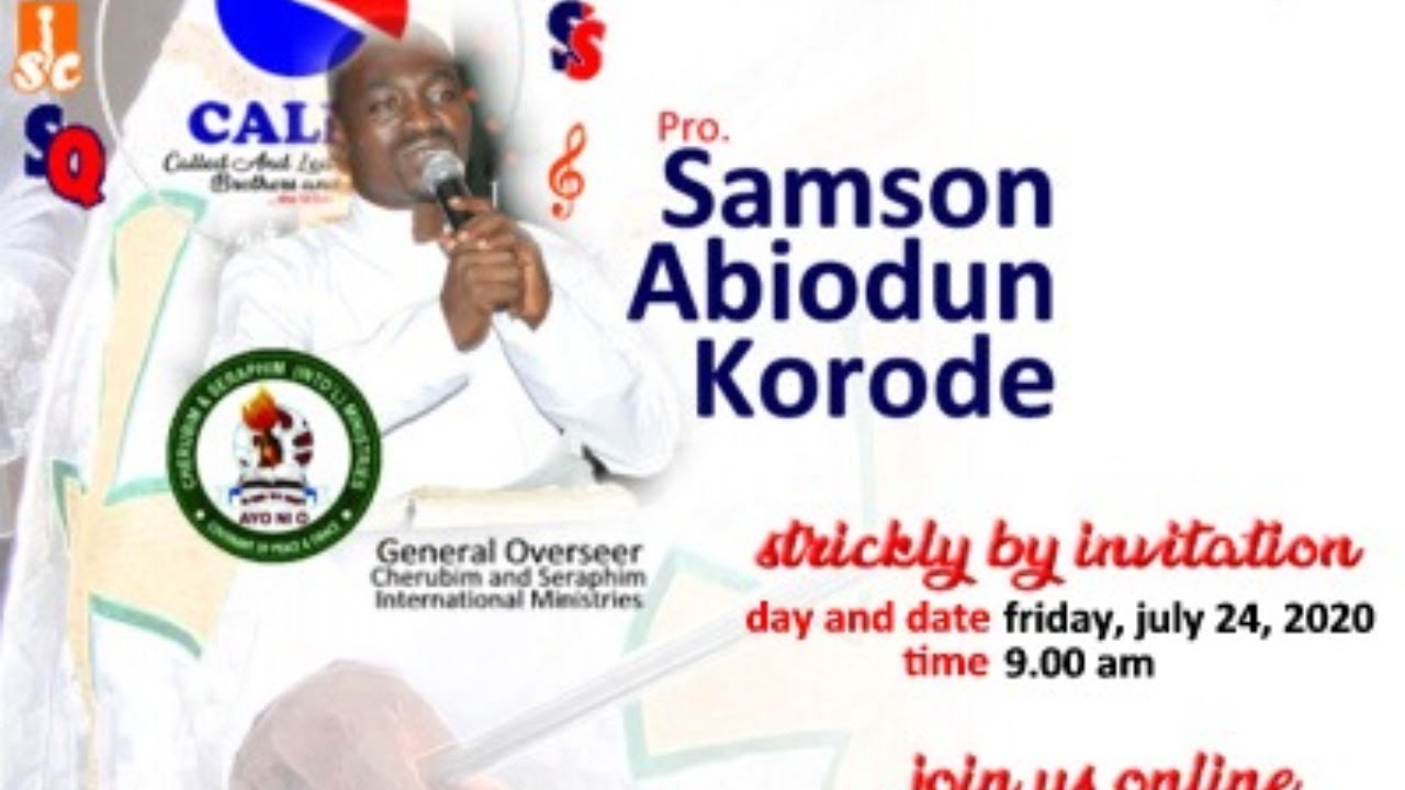 Final Rites: Pro. Samson Abiodun Korode - YouTube