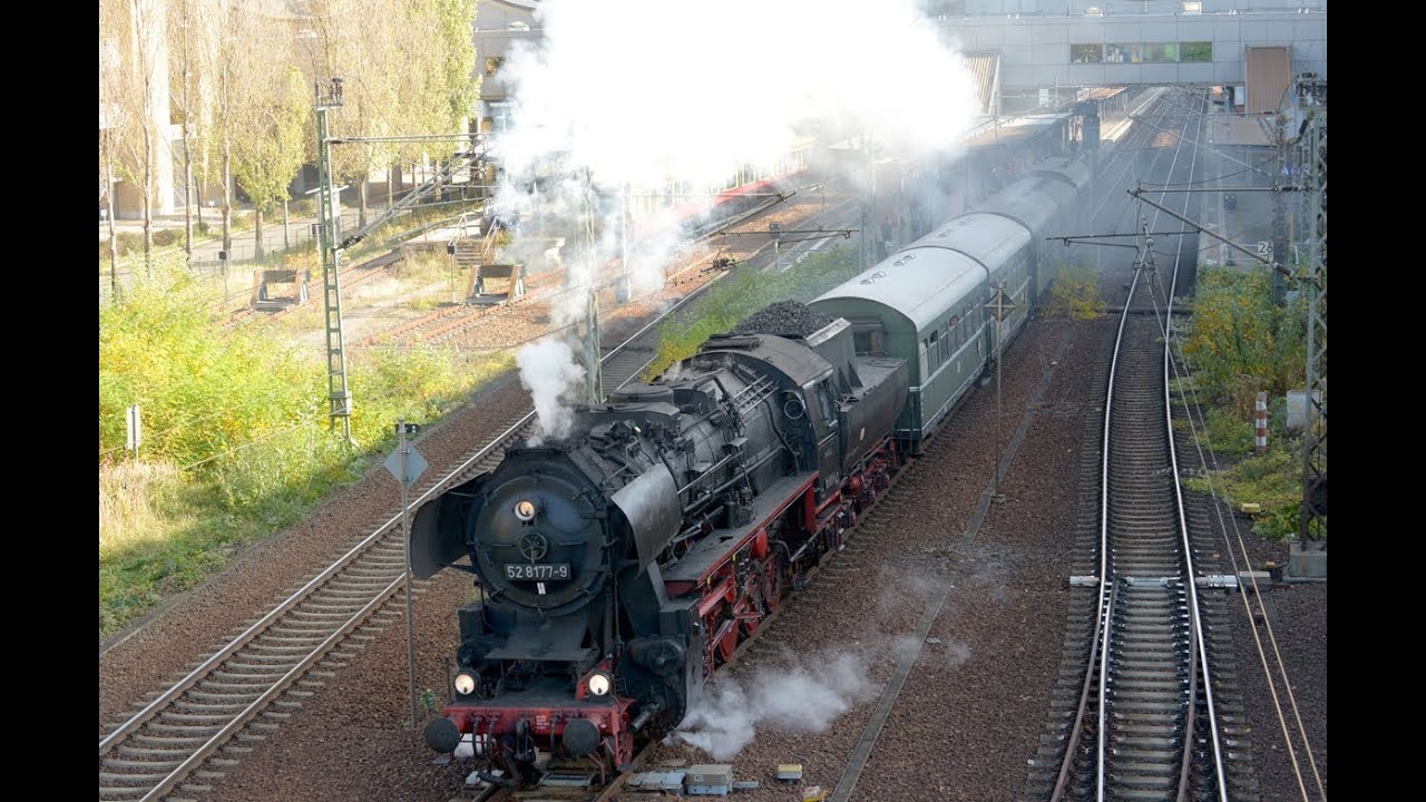 Dampflok in Potsdam - YouTube