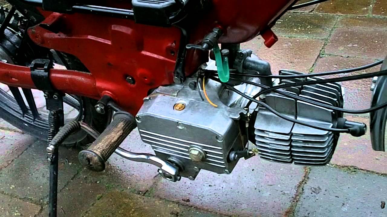 puch maxi z50 2 speed first run - YouTube