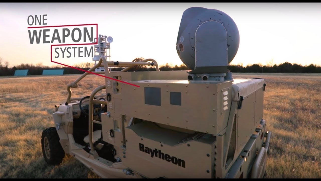 Air Force first anti drone laser weapon counters UAS threats - YouTube