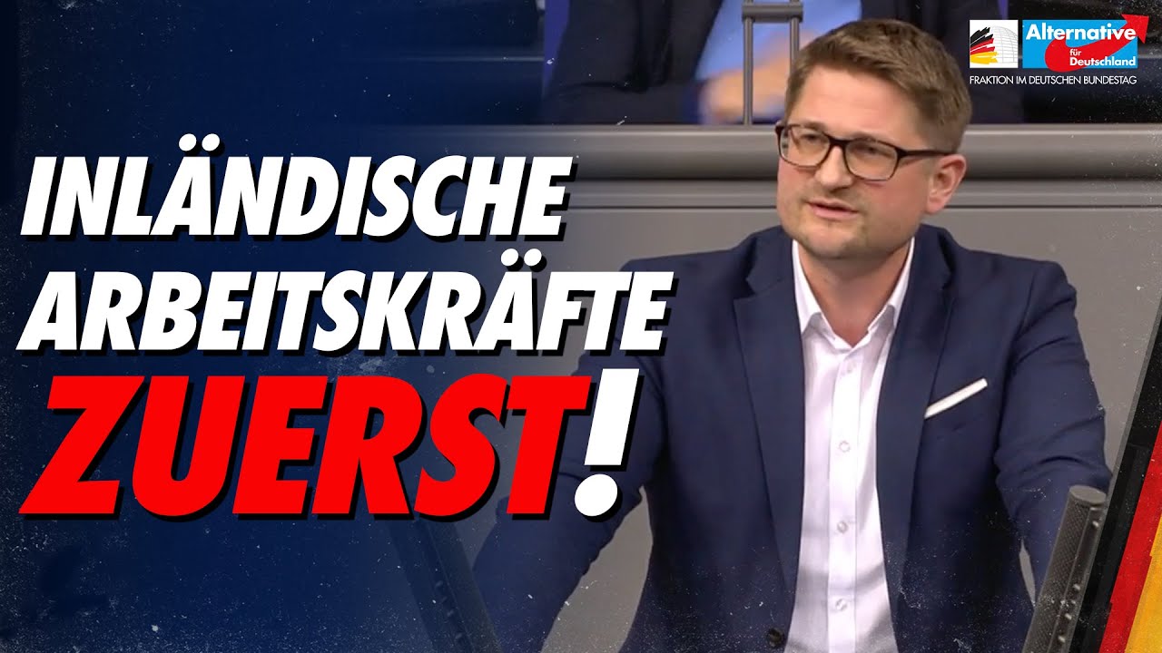 Inländische Arbeitskräfte zuerst! - René Springer - AfD-Fraktion im ...