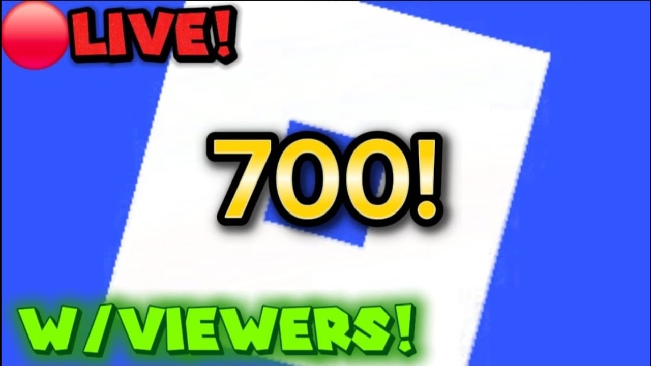 LIVE! 700 SUBS!! - YouTube