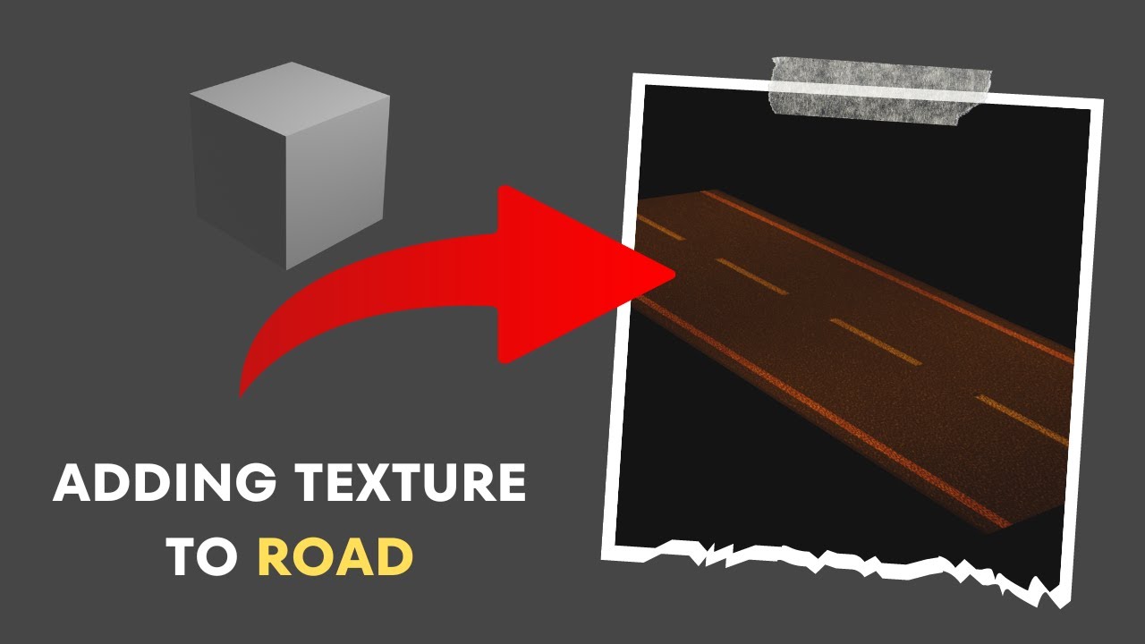 Road Texture In Blender | #blender #blender3d #art #3danimation #3d # ...