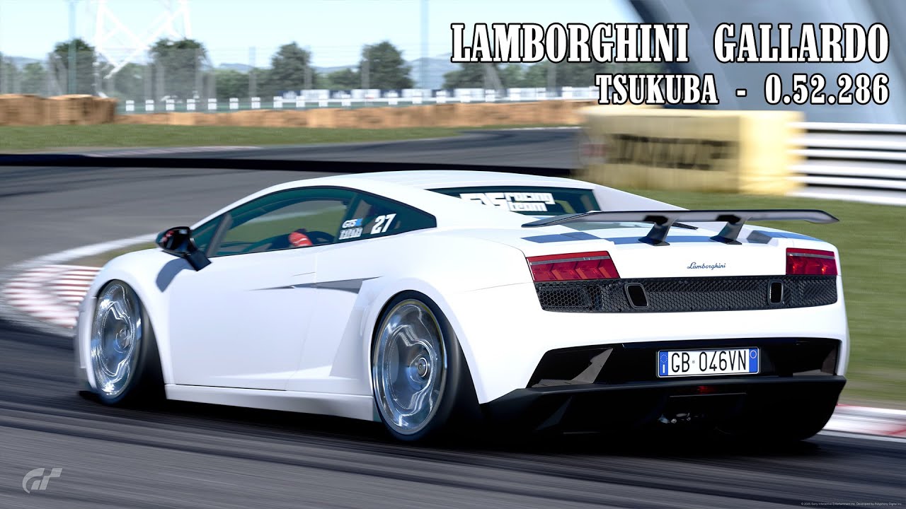 Lamborghini Gallardo - Time Attack Tsukuba - 0.52.286 - YouTube