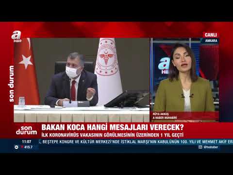 Bakan Koca açıklamalarda bulunacak! Koronavirüs geçen yıl bugün Türkiye'ye girdi