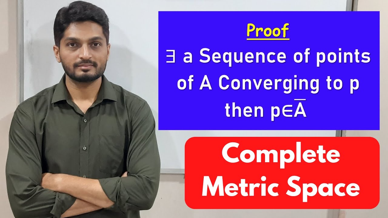Every Convergent Sequence cgs to a point of Closure | L13 |TYBSc Maths ...