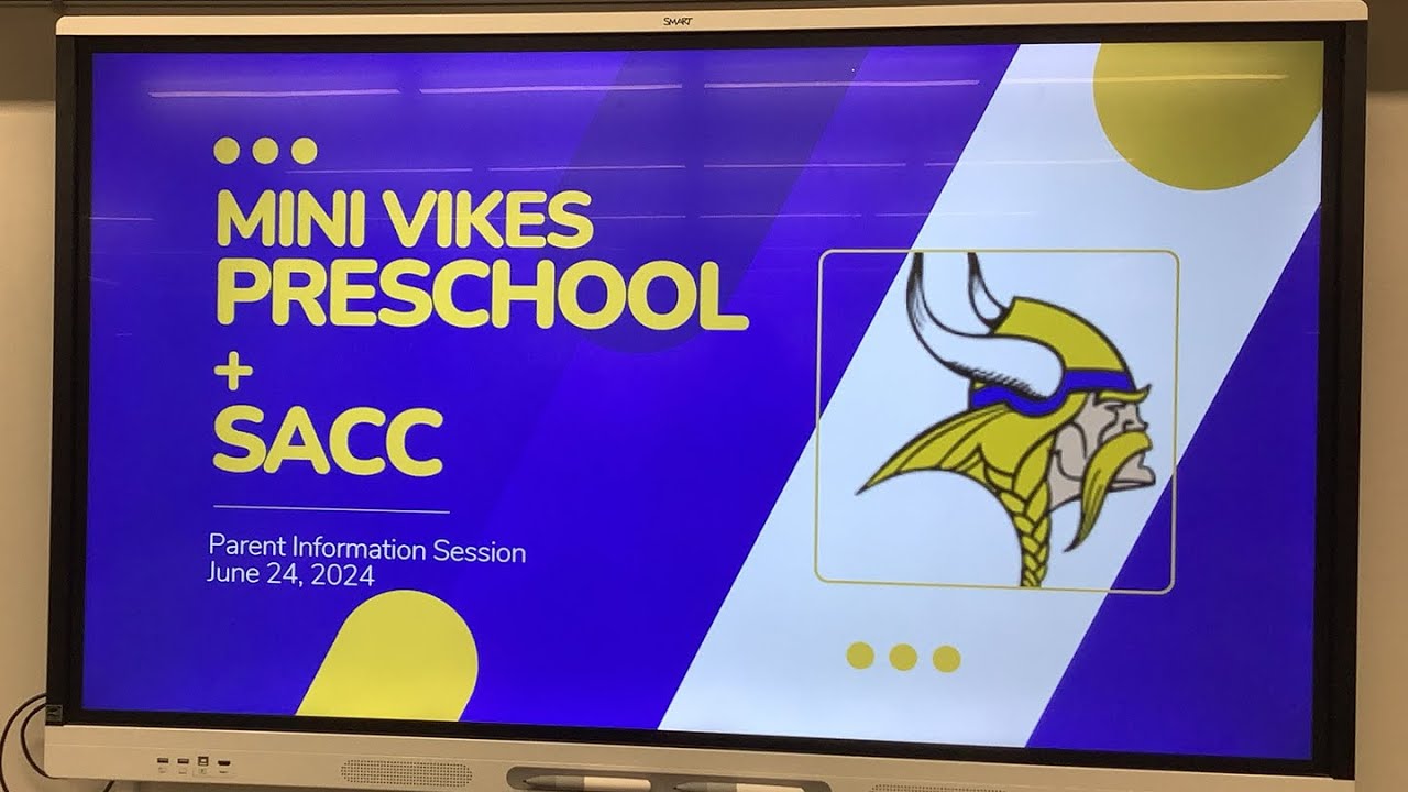Mini Vikes Preschool + SACC Parent Information Session - YouTube