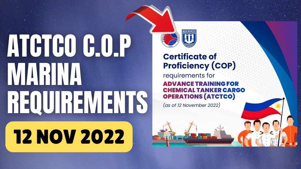 ADVANCE TRAINING FOR CHEMICAL TANKER COP MARINA REQUIREMENTS - ATCTCO ...