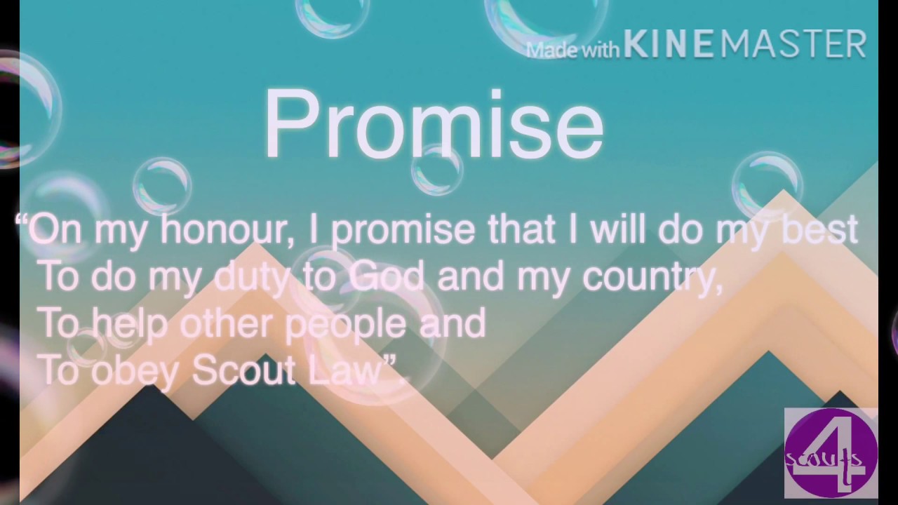 Law and promise | Law and promise for scout | BSG - YouTube