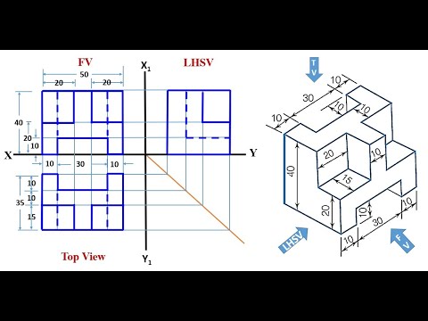 Engineering Graphics Lecture 016Z12 Orthographic Projections XXXVIII ...