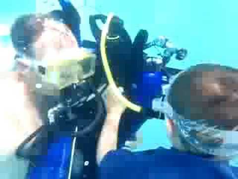 Tyler Scuba Diving First Time in Pool - YouTube