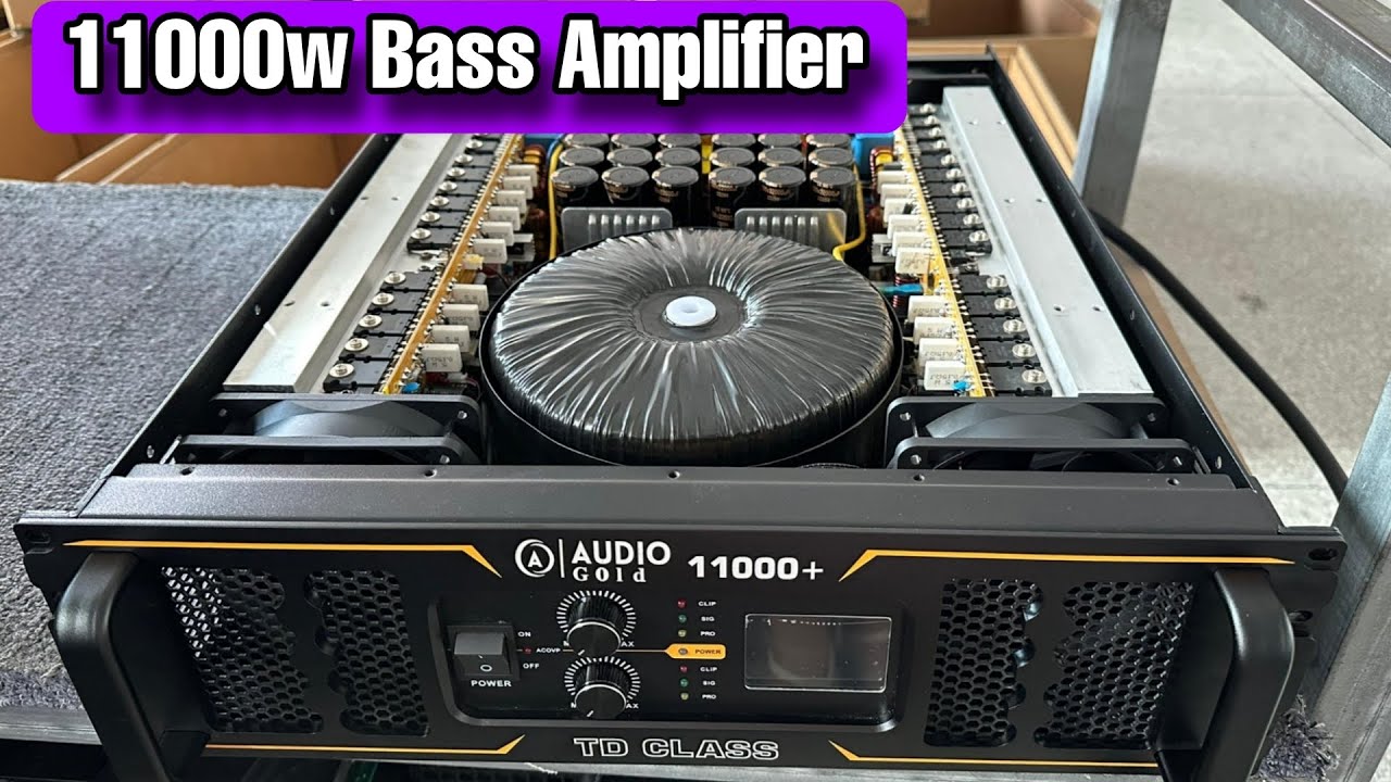 Audio gold td11000 watt bass amplifier review by DJ world production|11000w td class amplifier ...