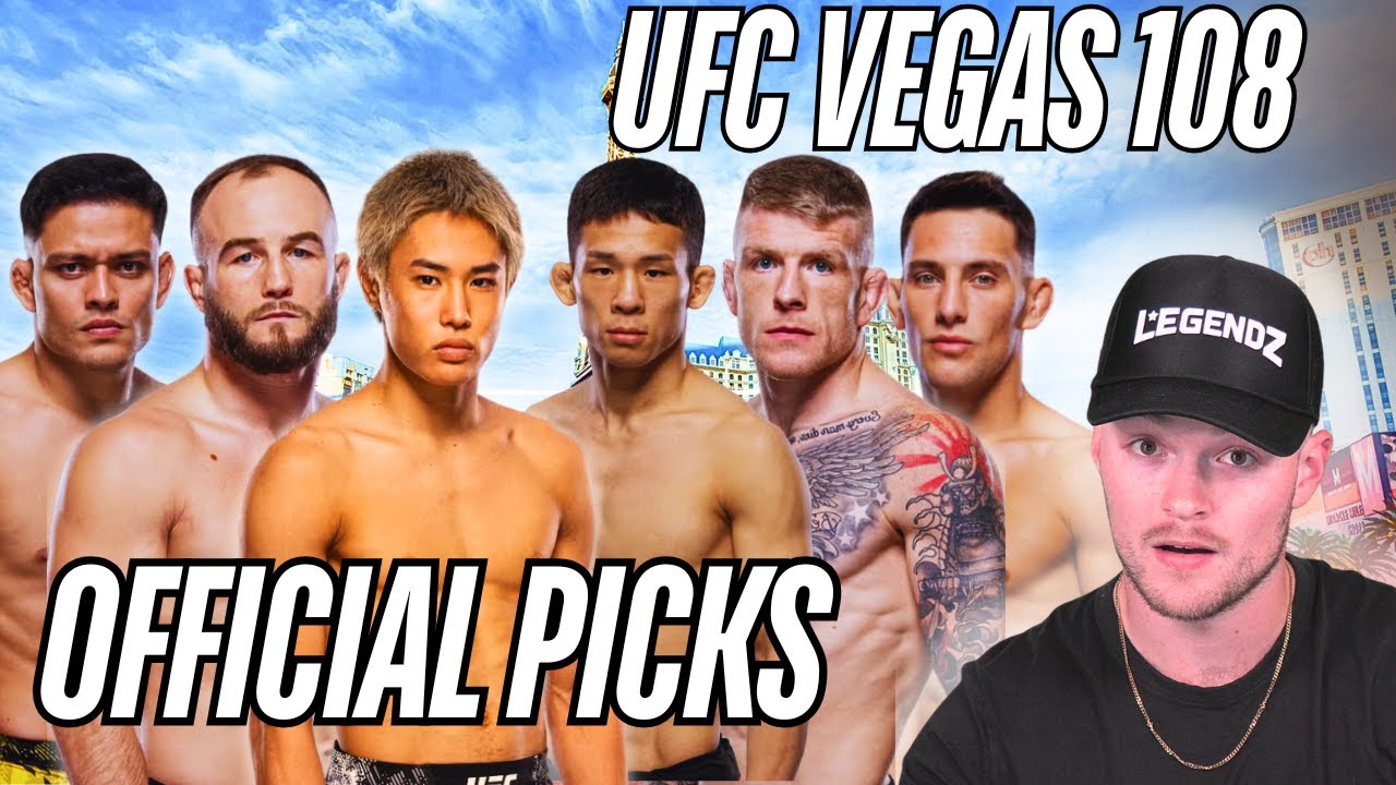 UFC Vegas 108 Taira vs. Park Full Card OFFICIAL PICKS - YouTube