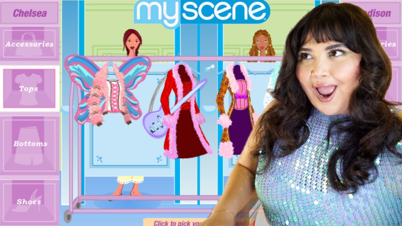 making outfits on MYSCENE *nostalgia AF* - YouTube