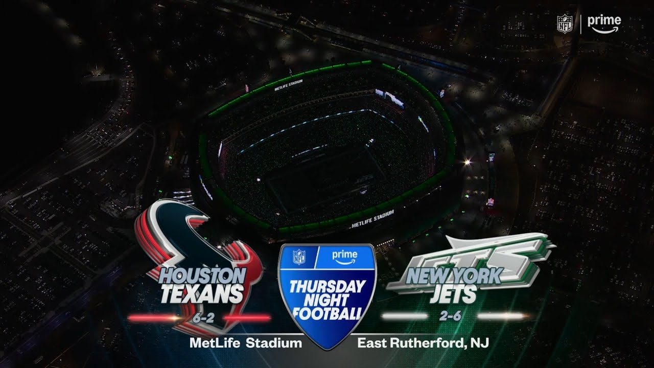 Thursday Night Football on Prime intro | HOU@NYJ | 10/31/2024 - YouTube