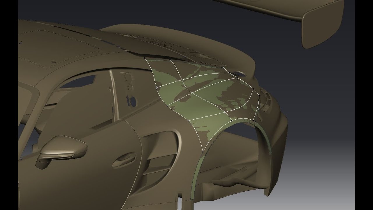 Class-02-Porsche-992-Modeling total car in CATIA from stl data ...