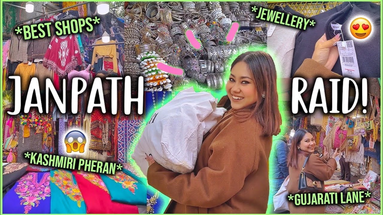 Janpath Market *GUIDE* Best Shops, Gujarati Lane, Branded Clothes ...
